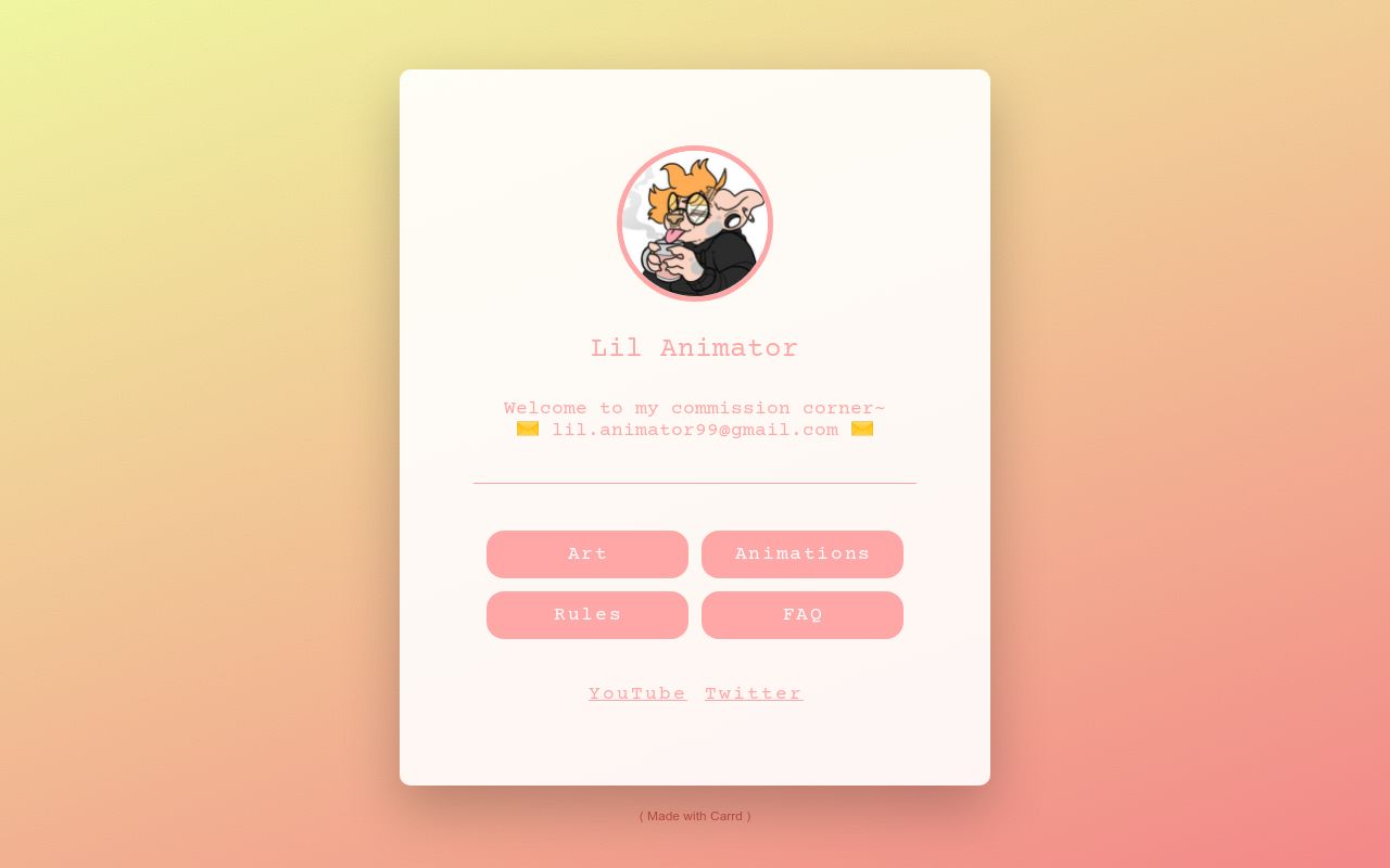 Lil Animator Commission corner